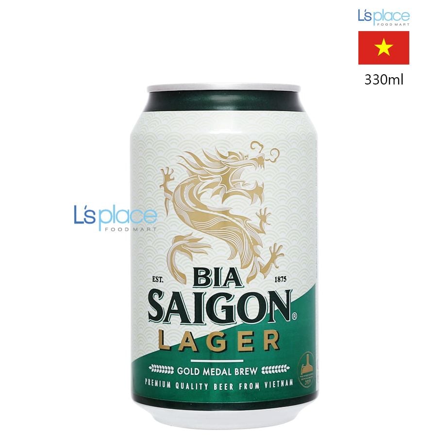 Sài Gòn Bia lon Lager – L's Place Foodmart