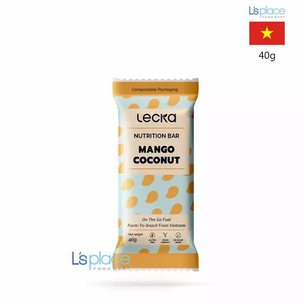 Lecka Thanh năng lượng xoài dừa – L's Place Foodmart