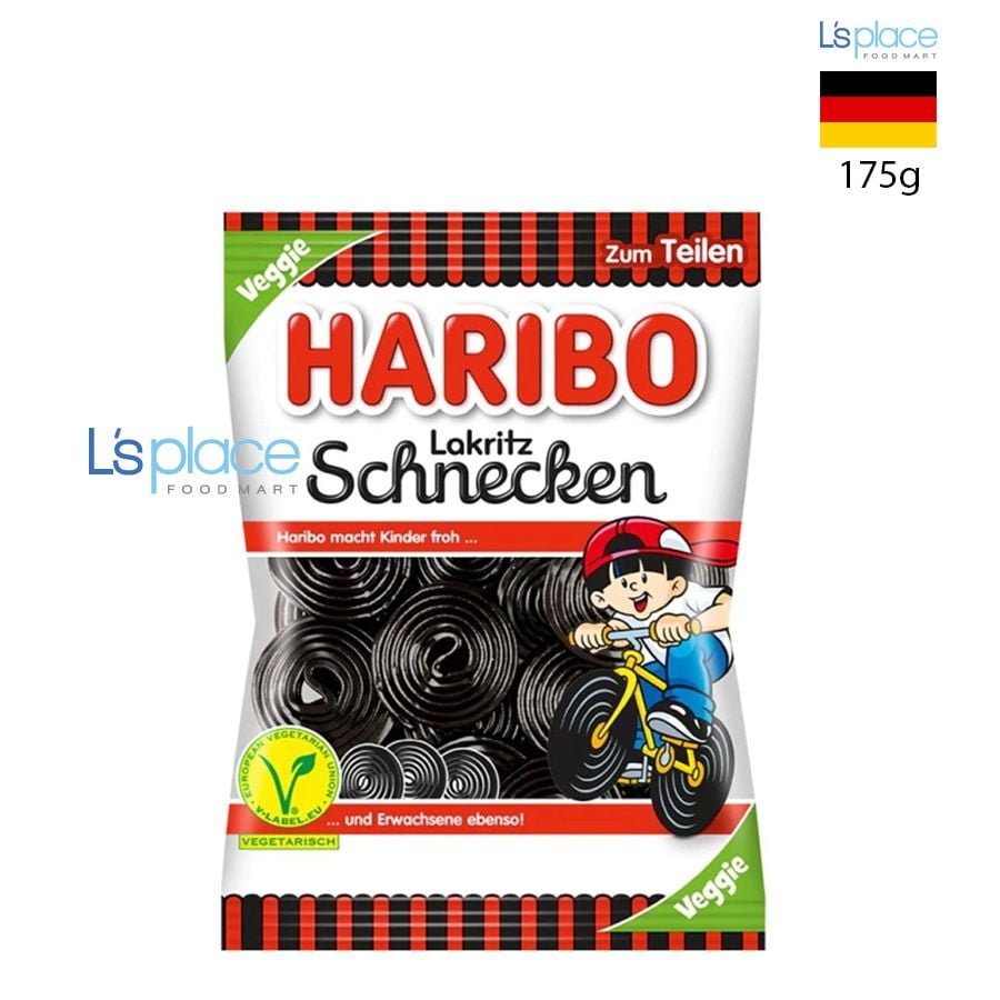 Haribo Keo dẻo Lakritz Schnecken – L's Place Foodmart