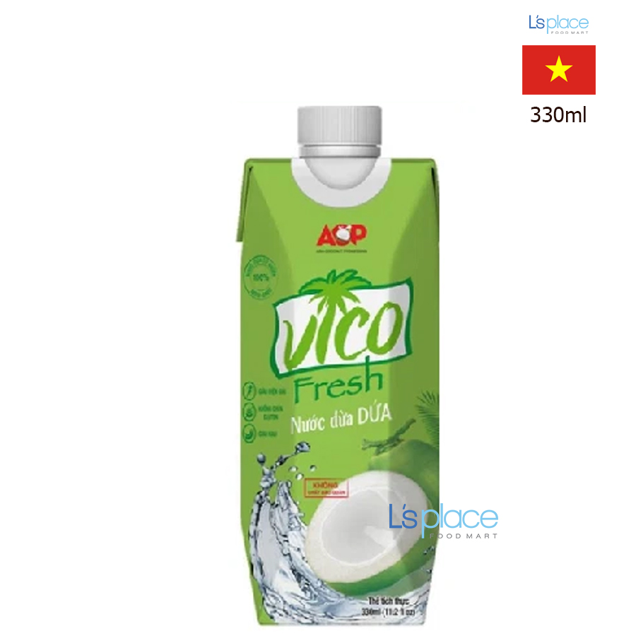 Vico Fresh Nước Dừa dứa hộp nhỏ – L's Place Foodmart