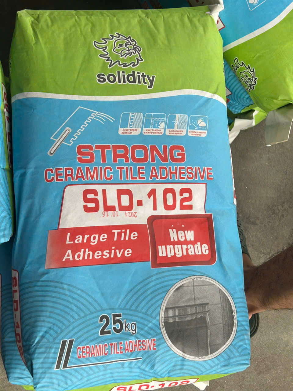 Keo dán gạch siêu bền Solidity SLD-102 – Chống thấm