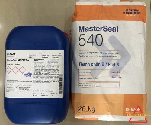 MASTERSEAL 540 | CHỐNG THẤM GỐC XI MĂNG 2 THÀNH PHẦN – Chống thấm