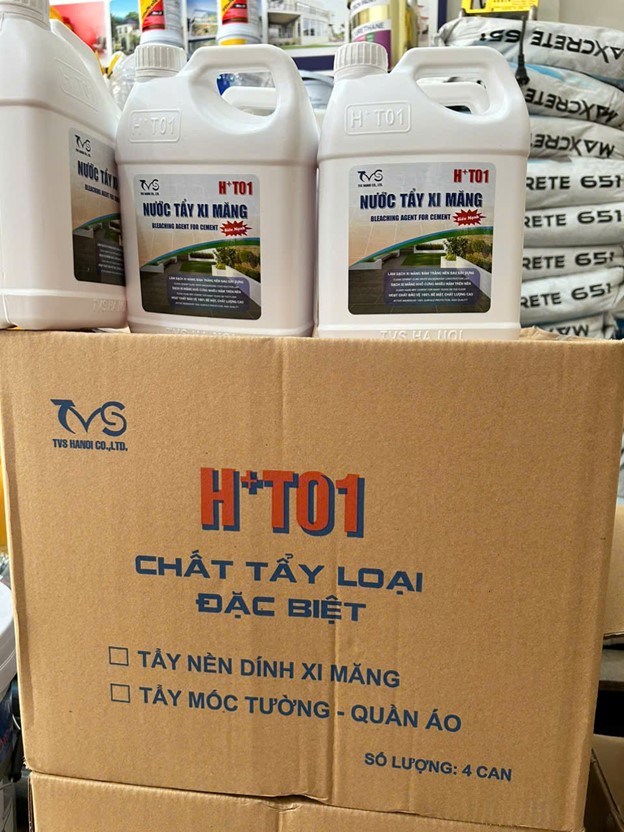 Nước tẩy xi măng HT01 – Chống thấm