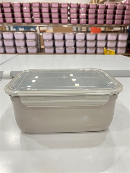 Khay Inox HCN (nắp gài) - Size L (3.45L) Xám - EdelkochenKhay Edel 3.45L xám nắp gài – Thương Xá Bếp