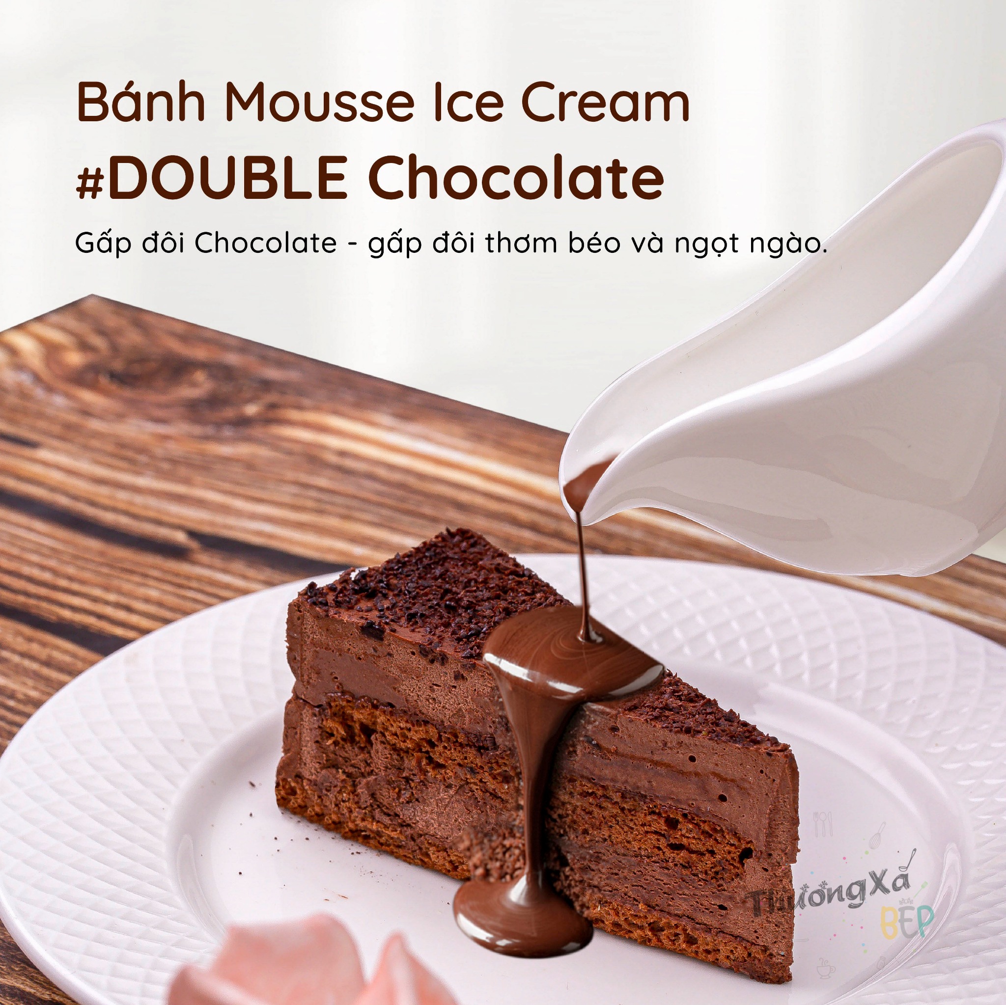 Set 6 Bánh Mousse Ice Cream Choco Storm (Socola)Set 6 Bánh Mousse Ice ...