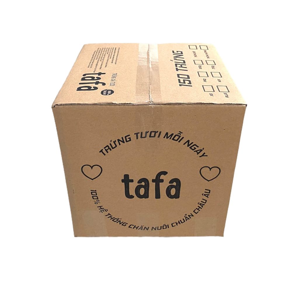 Trứng gà tươi 2 lòng đỏ gấp đôi dinh dưỡng Tafa, Thùng 150 quả trứng ...