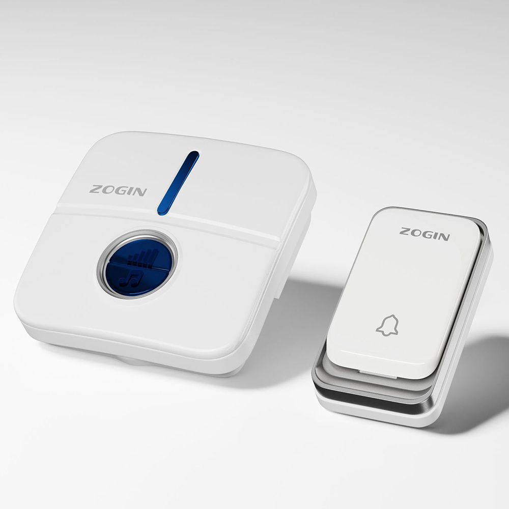 Chuông cửa không dây nút ấn không dùng pin ZOGIN khoảng cách 150m ...