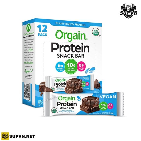 Orgain Protein Bar | Nguồn đạm thực vật thuần khiết – SUPVN