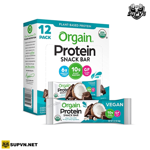 Orgain Protein Bar | Nguồn đạm thực vật thuần khiết – SUPVN
