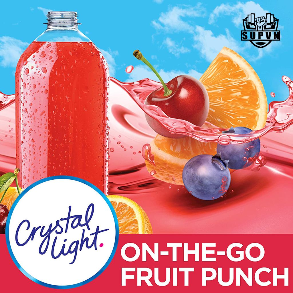 Bột Pha Nước Trái Cây Crystal Light Mùi Vị Tươi Mát – SUPVN