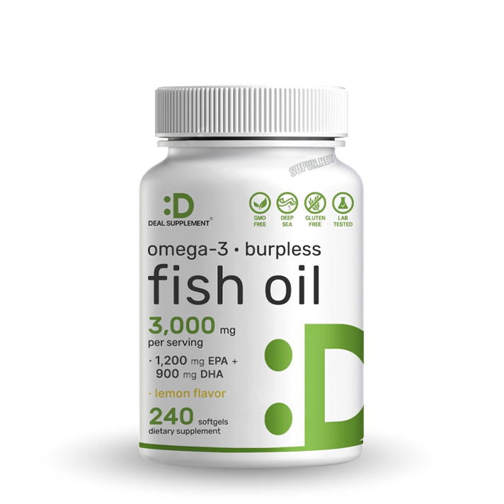 Deal Supplement Omega 3 Fish Oil 3000mg – SUPVN