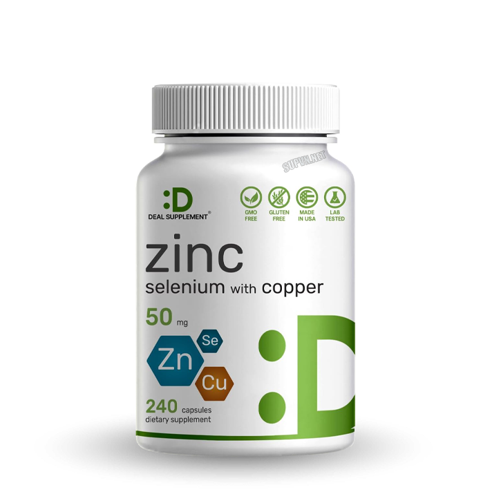 Deal Supplement Zinc 50mg With Selenium + Copper – SUPVN