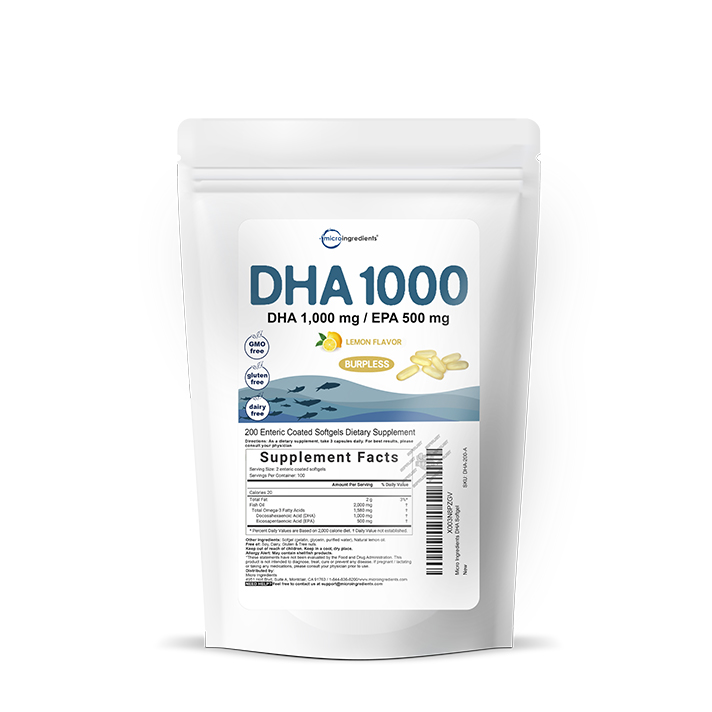 Micro Ingredients DHA 500 / EPA 250 ( 200 Viên ) – SUPVN