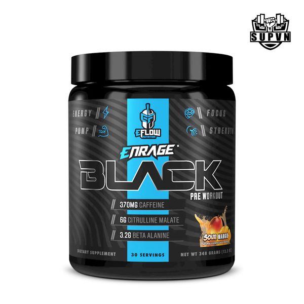 Enrage Black Pre Workout Được Review Tốt Từ VĐV – SUPVN