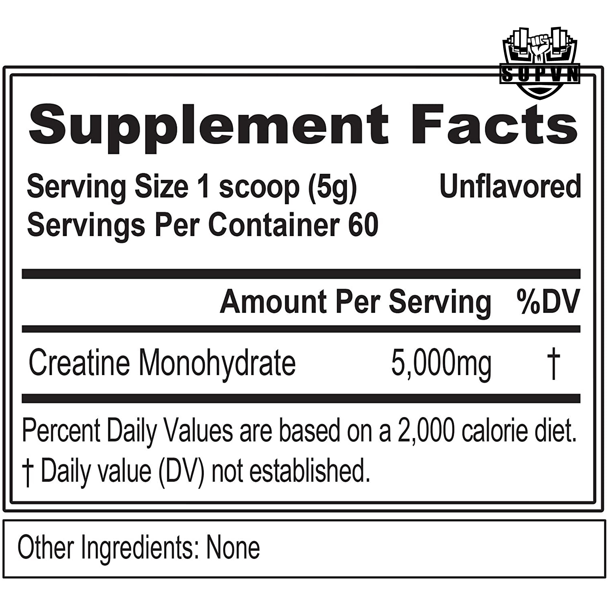 EVL Creatine 5000 | Tăng Sức Mạnh Lâu Dài – SUPVN