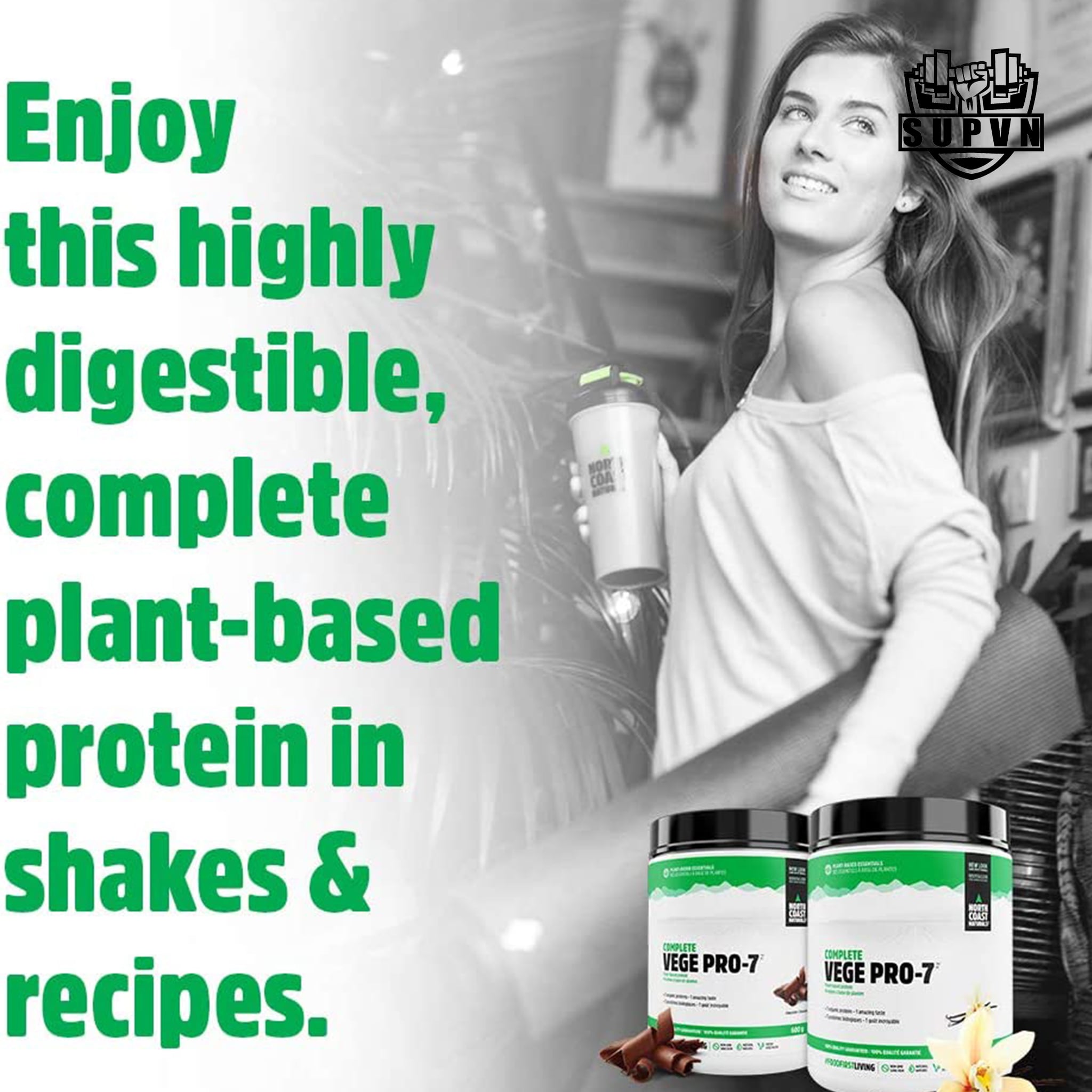 Complete Vege Pro-7 | Whey Protein Hữu cơ tinh khiết – SUPVN