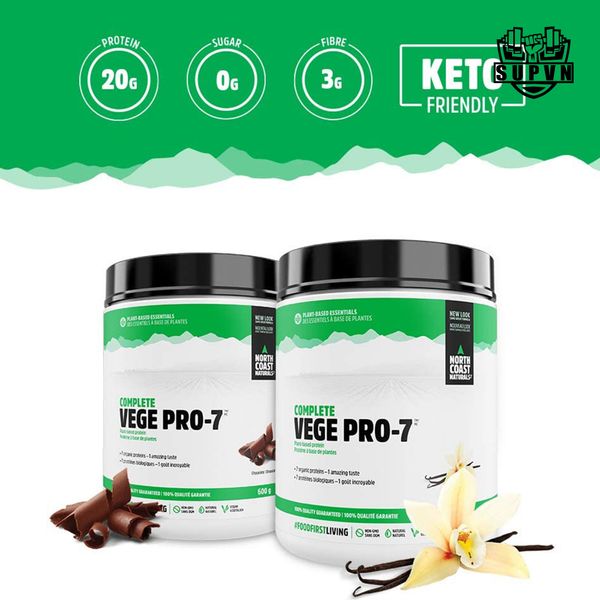 Complete Vege Pro-7 | Whey Protein Hữu cơ tinh khiết – SUPVN