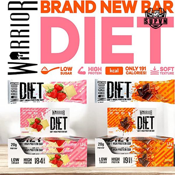 WARRIOR DIET PROTEIN BAR | Nhanh chóng tiện lợi – SUPVN