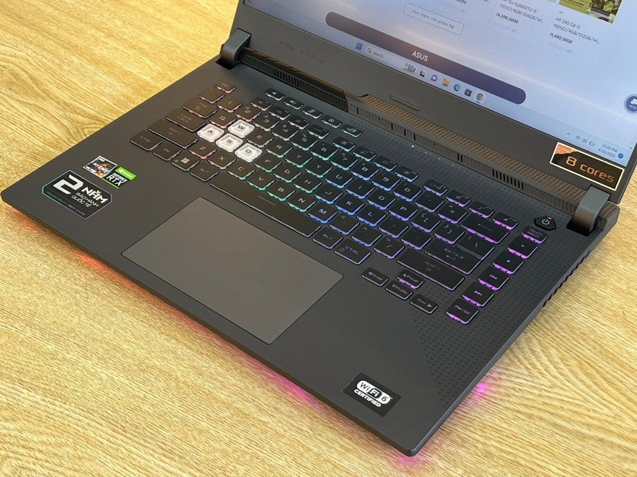 Asus ROG Strix G513IH-HN015W AMD Ryzen 7-4800H/8/512/VGA GTX1650 4G 15 ...