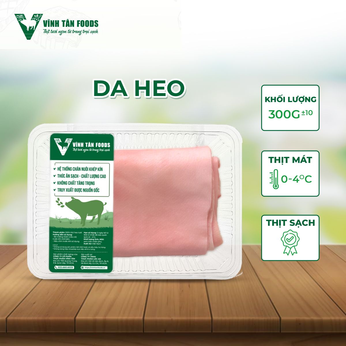 Da heo – Vĩnh Tân Foods