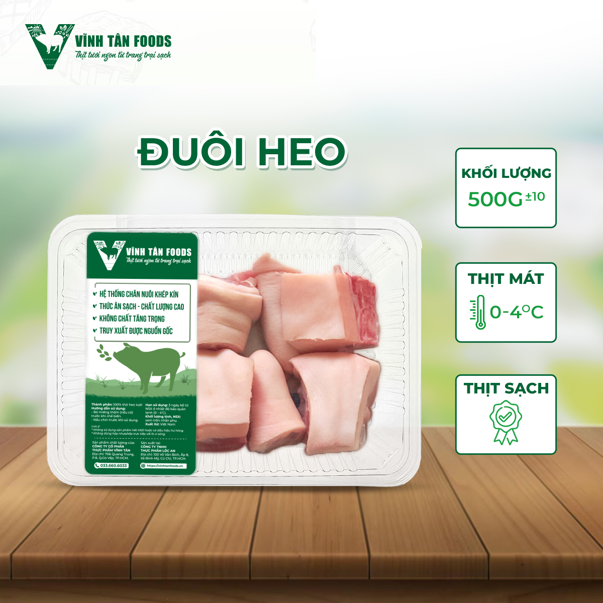 Đuôi Heo – Vĩnh Tân Foods