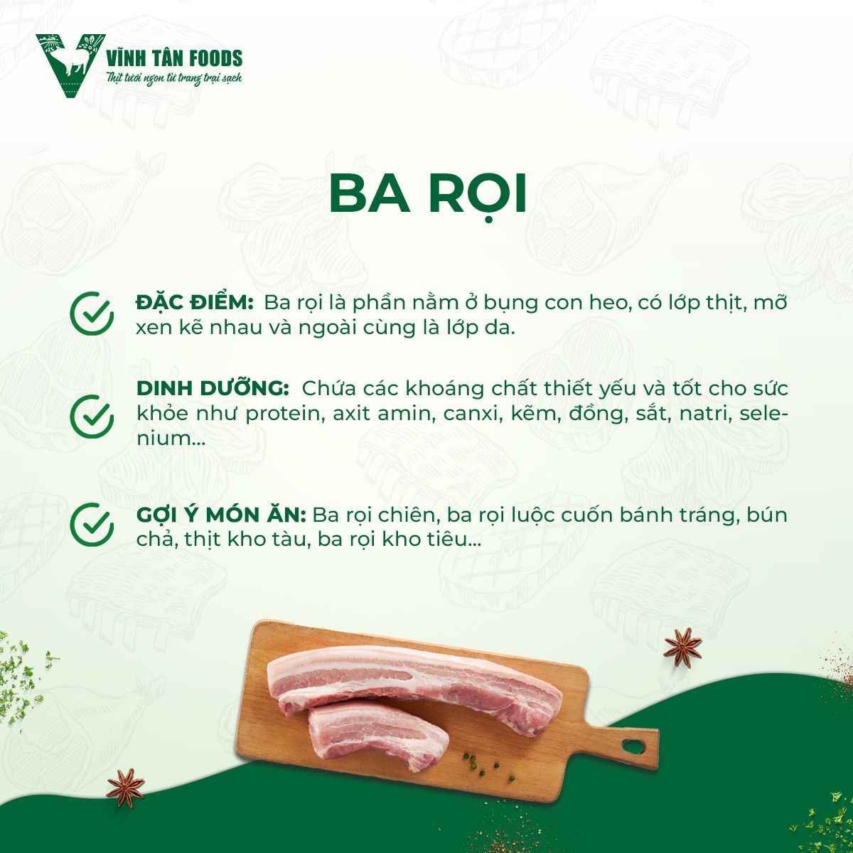 Ba Rọi – Vĩnh Tân Foods
