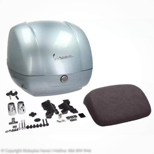 Thùng Đồ 36L Vespa GTS & Vespa GTV-Gray Delicato Glossy G01-CM273369 ...
