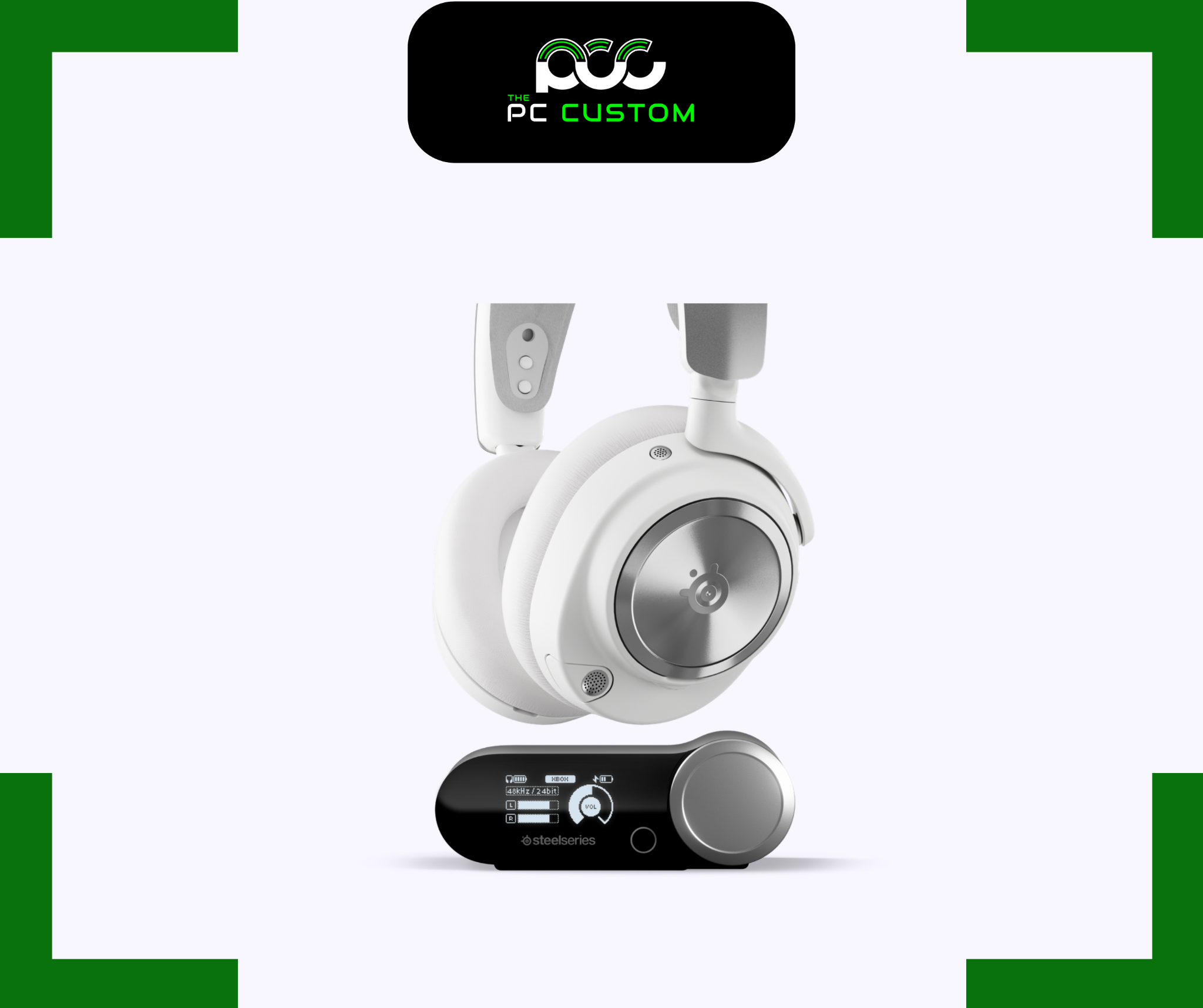 ARCTIS NOVA PRO WIRELESS + INFINITY POWER SYSTEM - WHITE– The PC Custom