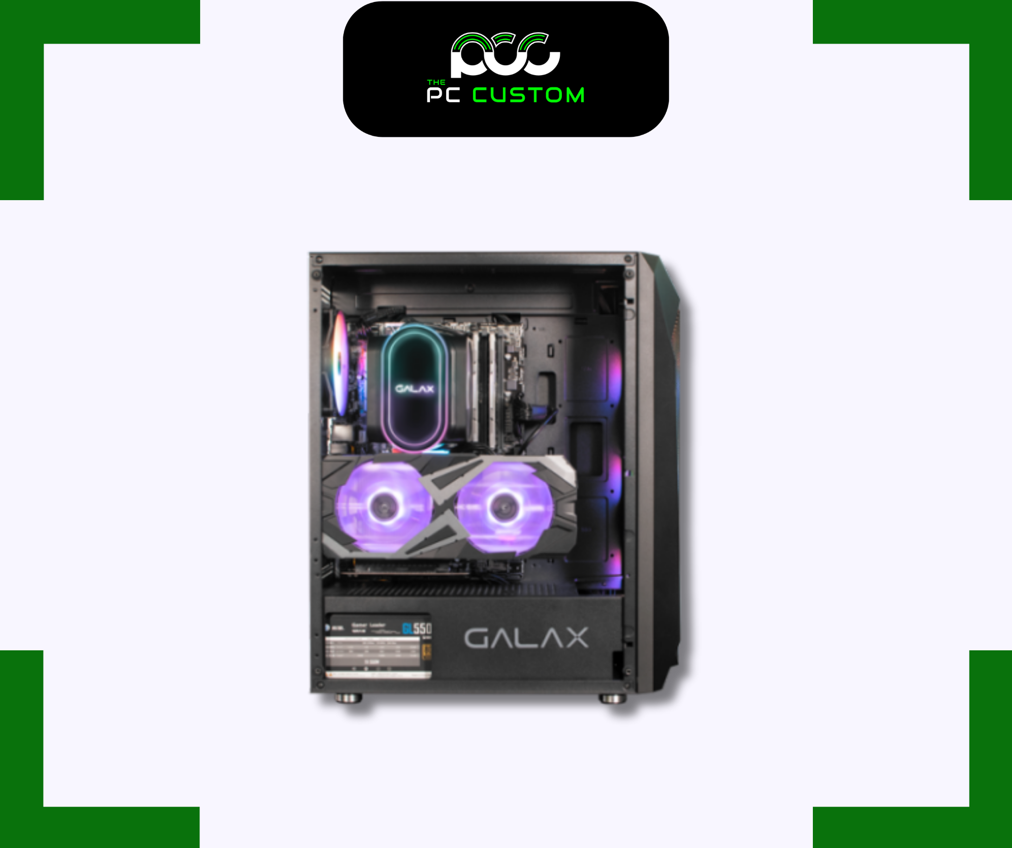 CASE GALAX REVOLUTION 05 BLACK/WHITE– The PC Custom