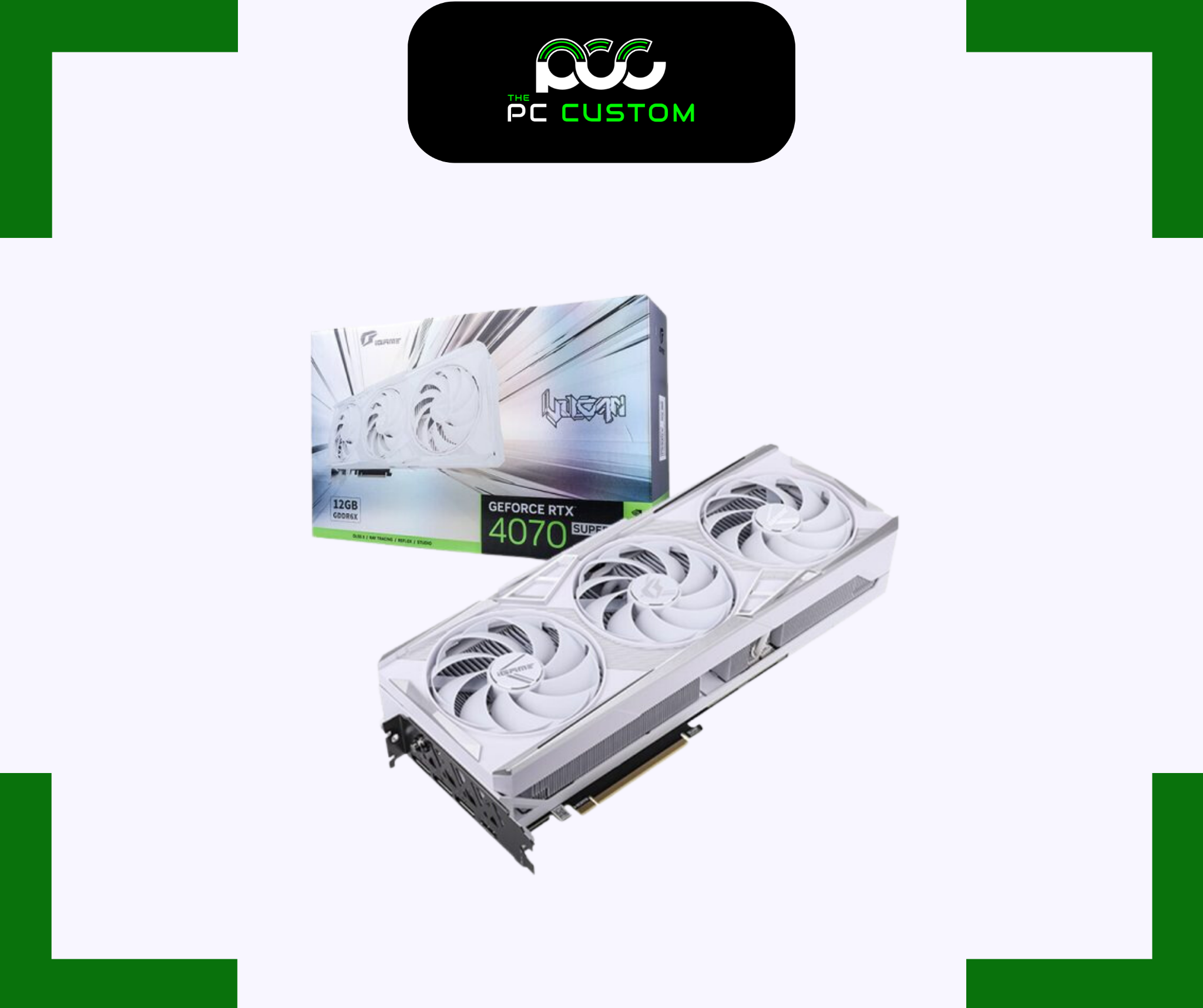COLORFUL IGAME GEFORCE RTX 4070 SUPER VULCAN WHITE OC 12GB– The PC Custom