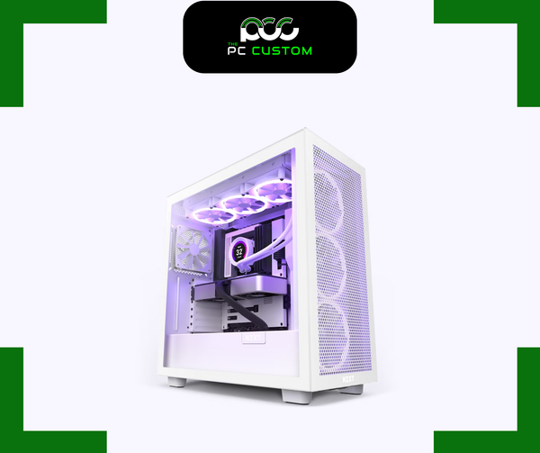 NZXT H7 FLOW WHITE– The PC Custom