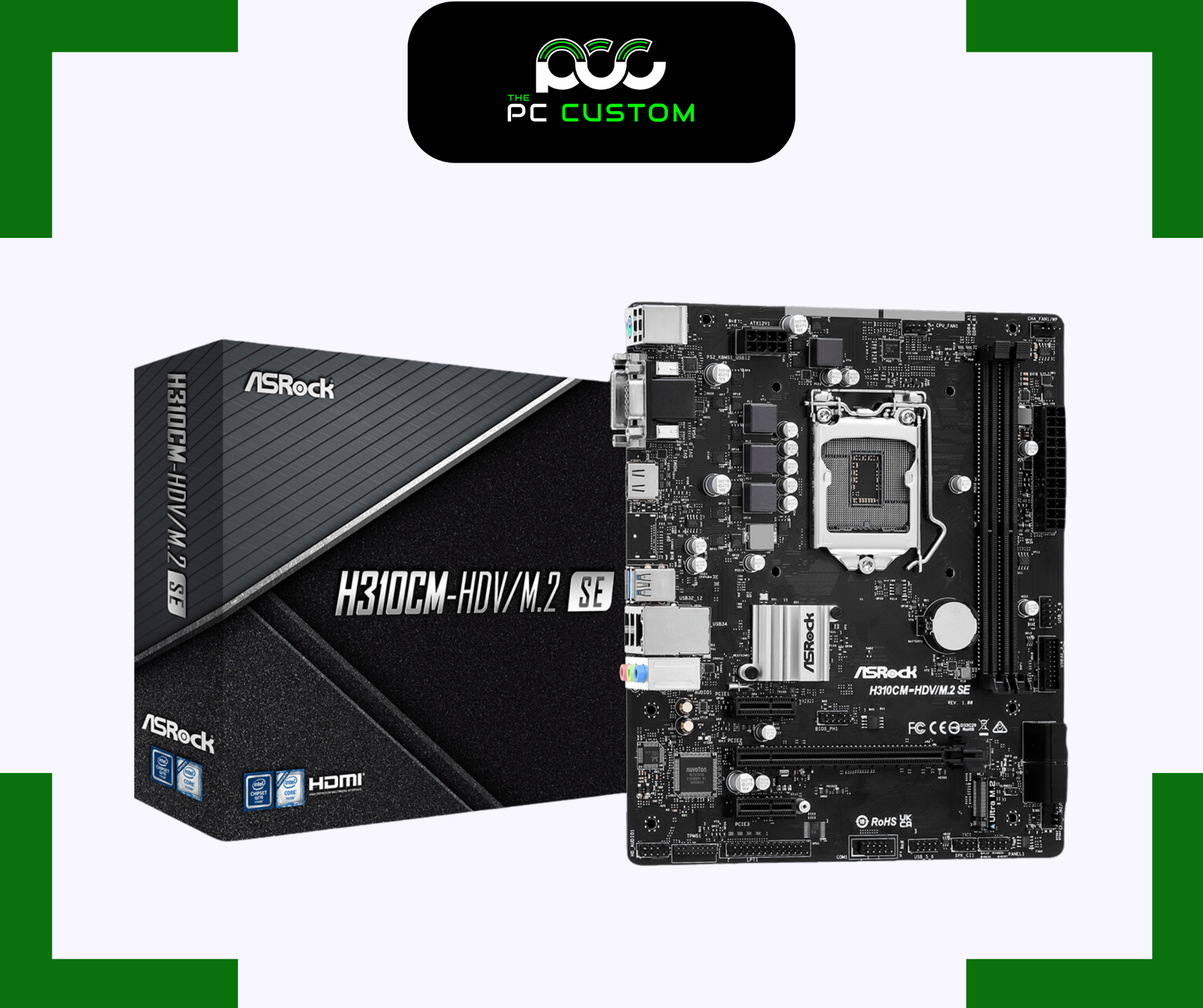 ASROCK H310CM-HDV/M2 SE– The PC Custom