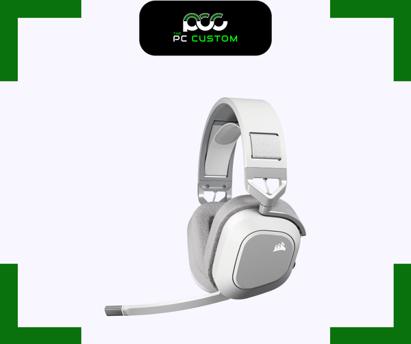 CORSAIR HS80 MAX STEEL WHITE– The PC Custom