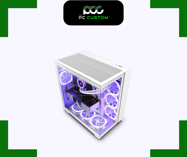 NZXT H9 FLOW WHITE– The PC Custom