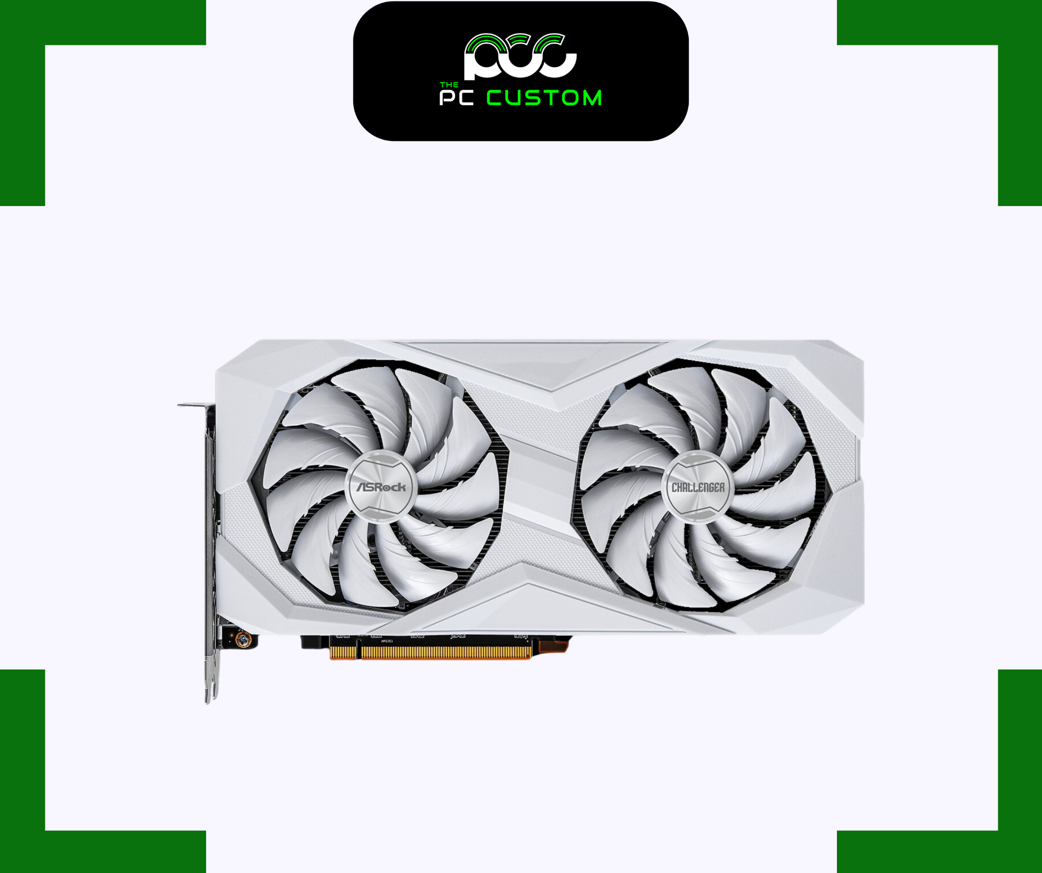 ASROCK RX 6600 CHALLENGER WHITE 8GB– The PC Custom