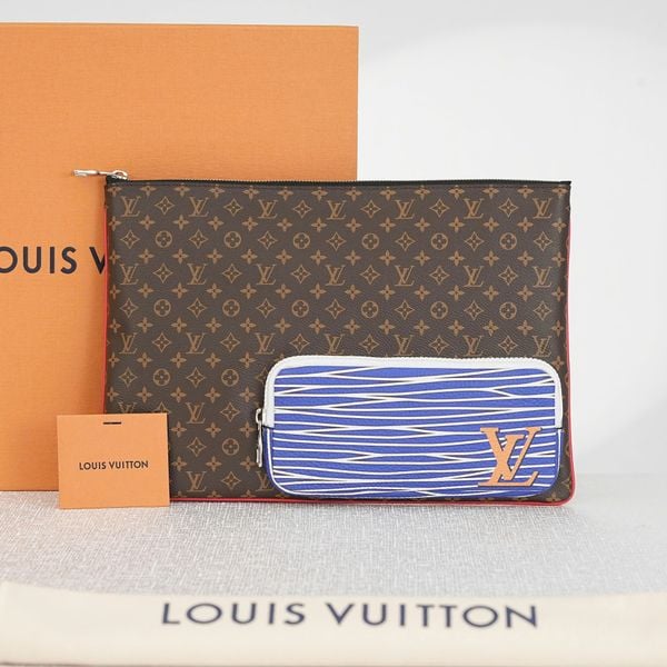 Túi tài liệu/Pochette Louis Vuitton Patchwork Multipocket Monogram Ebe ...