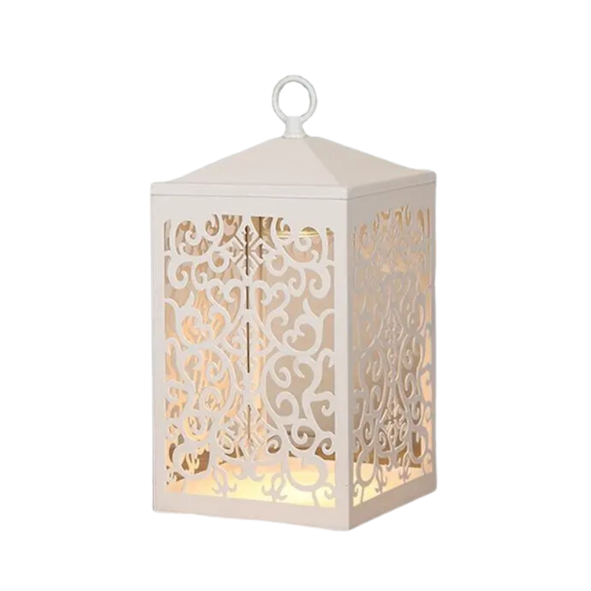 Đèn đốt nến treo sử dụng điện kiểu lồng vuông – Sonice Aroma