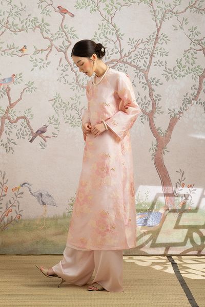 Áo Dài Cách Tân Tay Dài EDINI – Minde