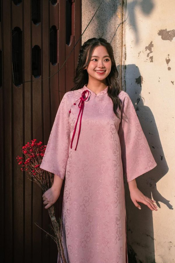 Áo Dài Cách Tân Tay Dài NAKED BY V – Minde