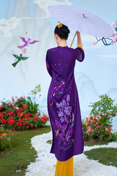 Áo Dài Cách Tân Phụng Ngô XÉO XỌ – Minde