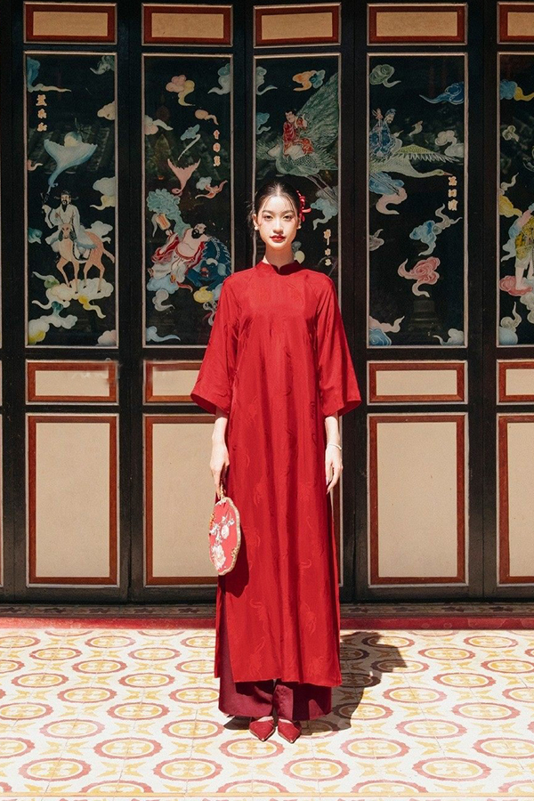 Áo Dài Cách Tân Chu Đào XÉO XỌ – Minde