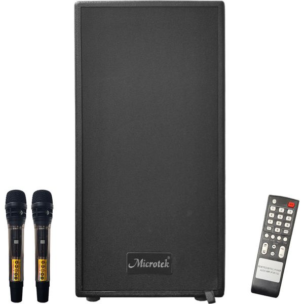 Loa Karaoke di động Microtek MTK 20 Tặng Kèm 2 Micro Không Dây Cao Cấ
