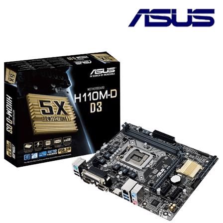 Main Asus H110M-D (Chipset Intel H110/ Socket LGA1151/ VGA onboard)