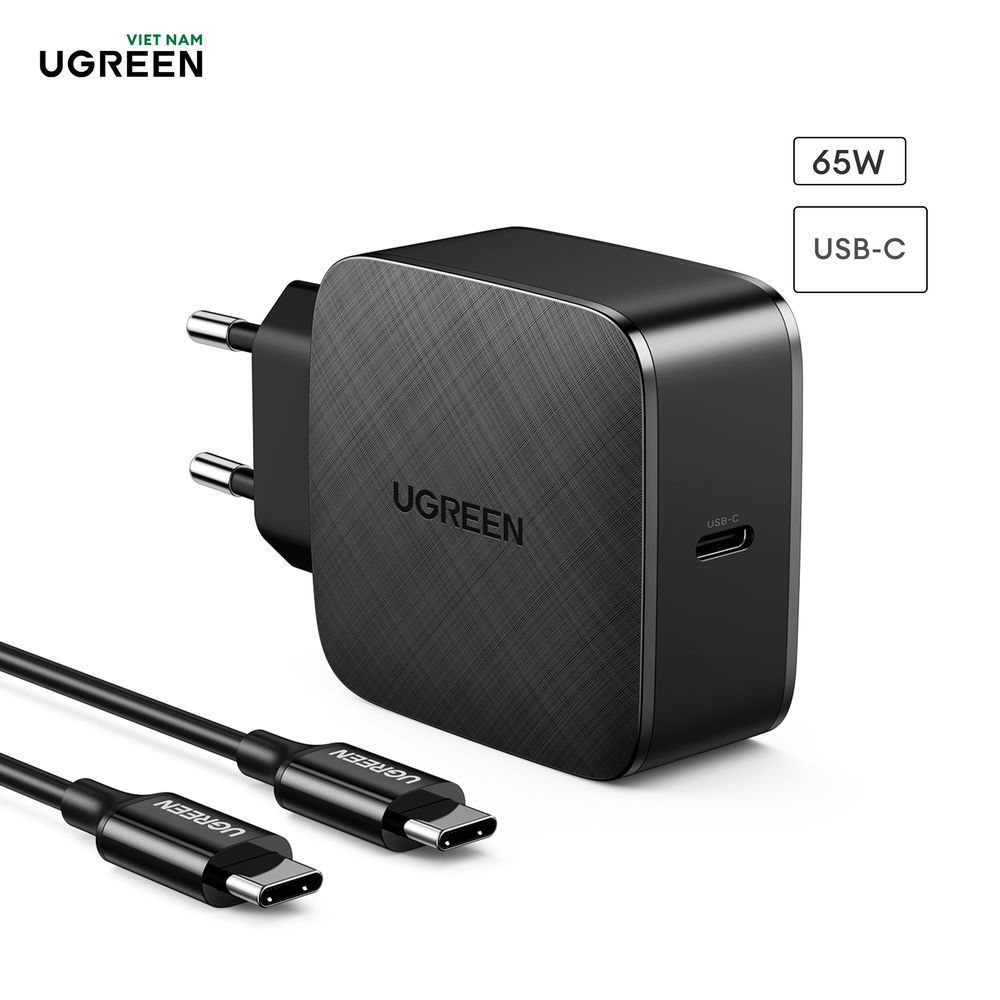 Củ sạc nhanh PD65W UGREEN CD217 – Cổng sạc Type C – Kích t