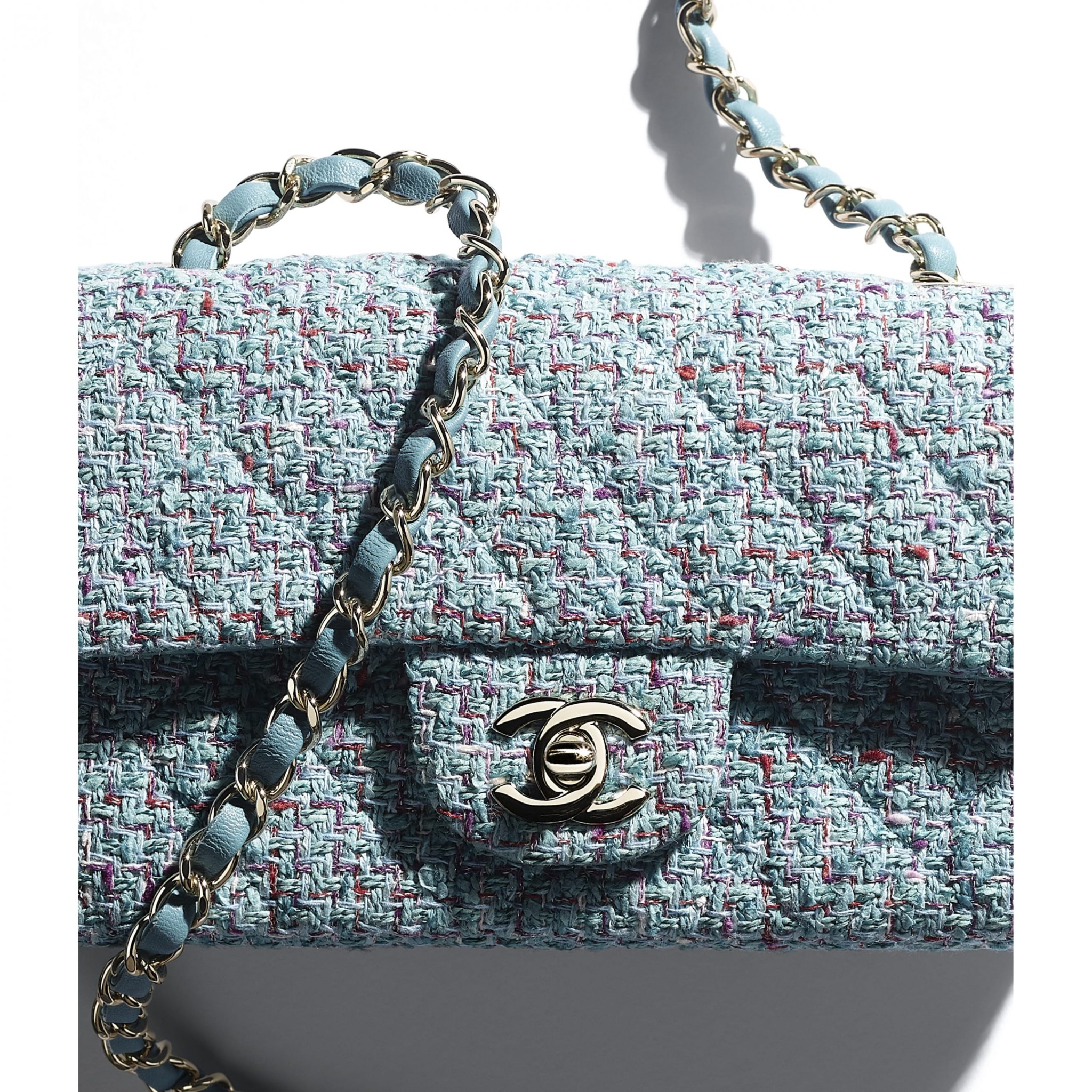 Túi Nữ Chanel Tweed Mini Flap Bag 'Blue' A69900-B05238-NB427 – LUXITY