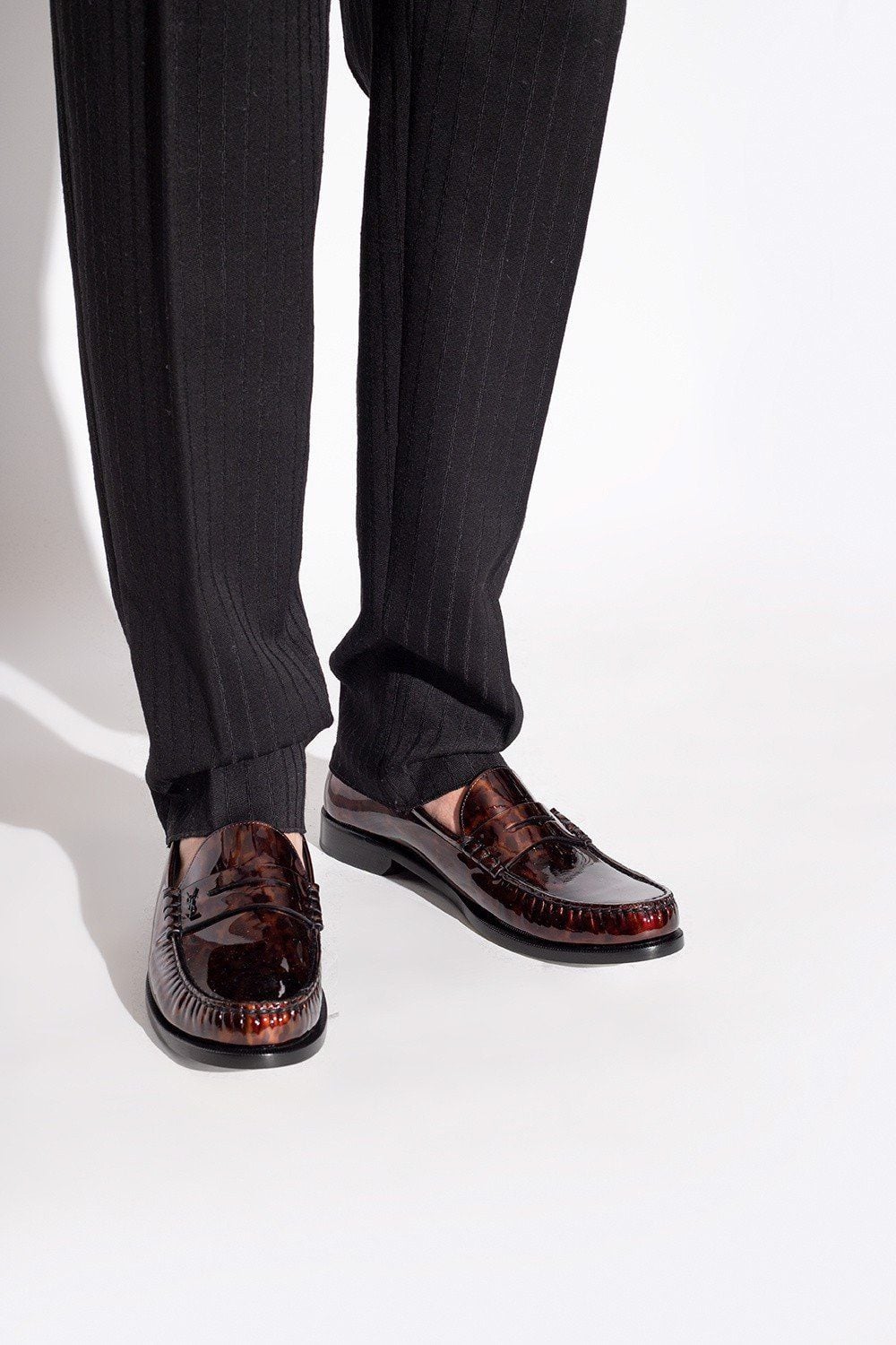 Giày Nam Saint Laurent Le Loafer 'Tortoise Shell' 670231AAARV2094 – LUXITY