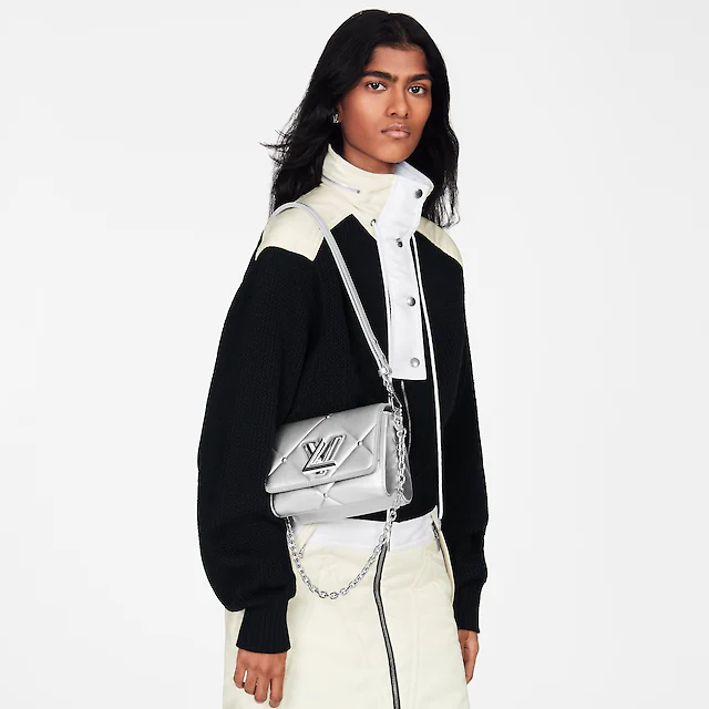 Túi Nữ Louis Vuitton Twist PM 'Silver' M59031 – LUXITY