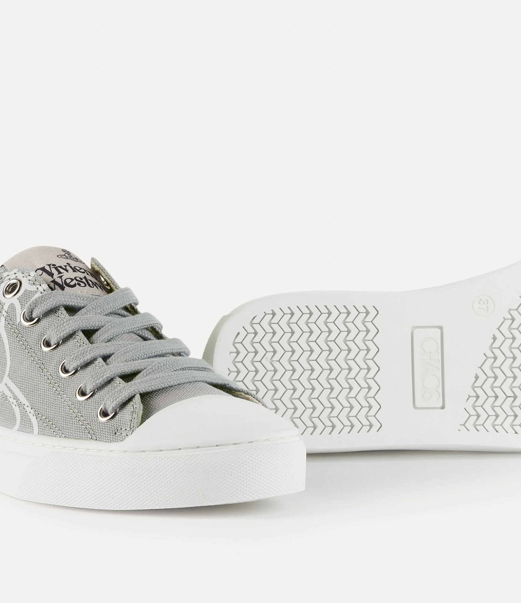 Giày Nữ Vivienne Westwood Plimsoll Low 'Grey' 75020005WW0004P406 – LUXITY