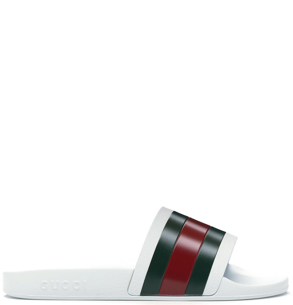 Dép Nam Gucci Pursuit Pool Slides 'White' 308234-GIB10-9079 – LUXITY