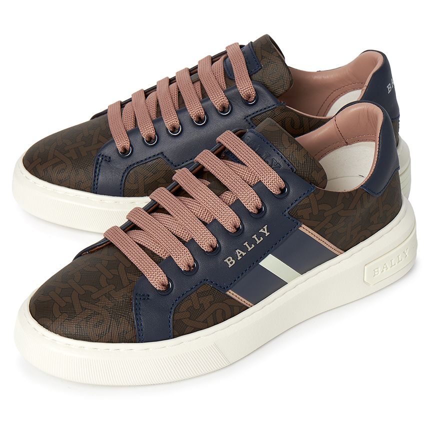 Giày Nữ Bally B-Monogram Sneakers 'Brown' MYRON-W-TPS-849 – LUXITY